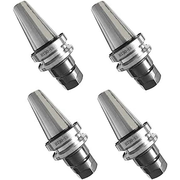 4Pcs Metric Threads BT30-ER16-70mm Collet Chuck of CNC Tool Holder Fit ...