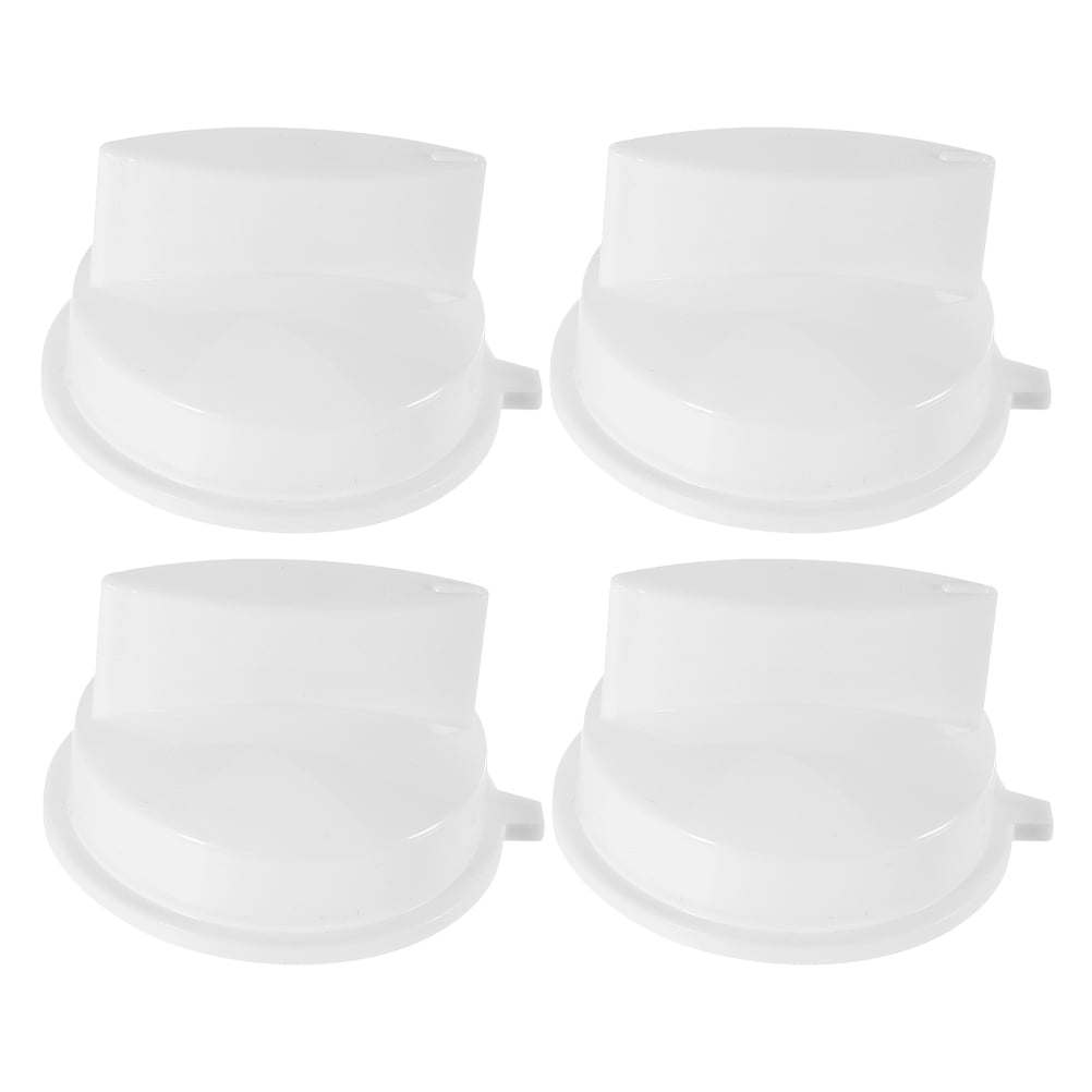 4Pcs Microwave Oven Knob Replacement White Timer Control Knobs for Gas ...