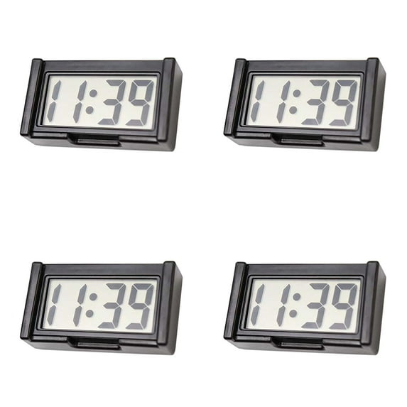 4Pcs Mini Digital Clock SmallMagnetic Digital Clock Stick on Battery ...