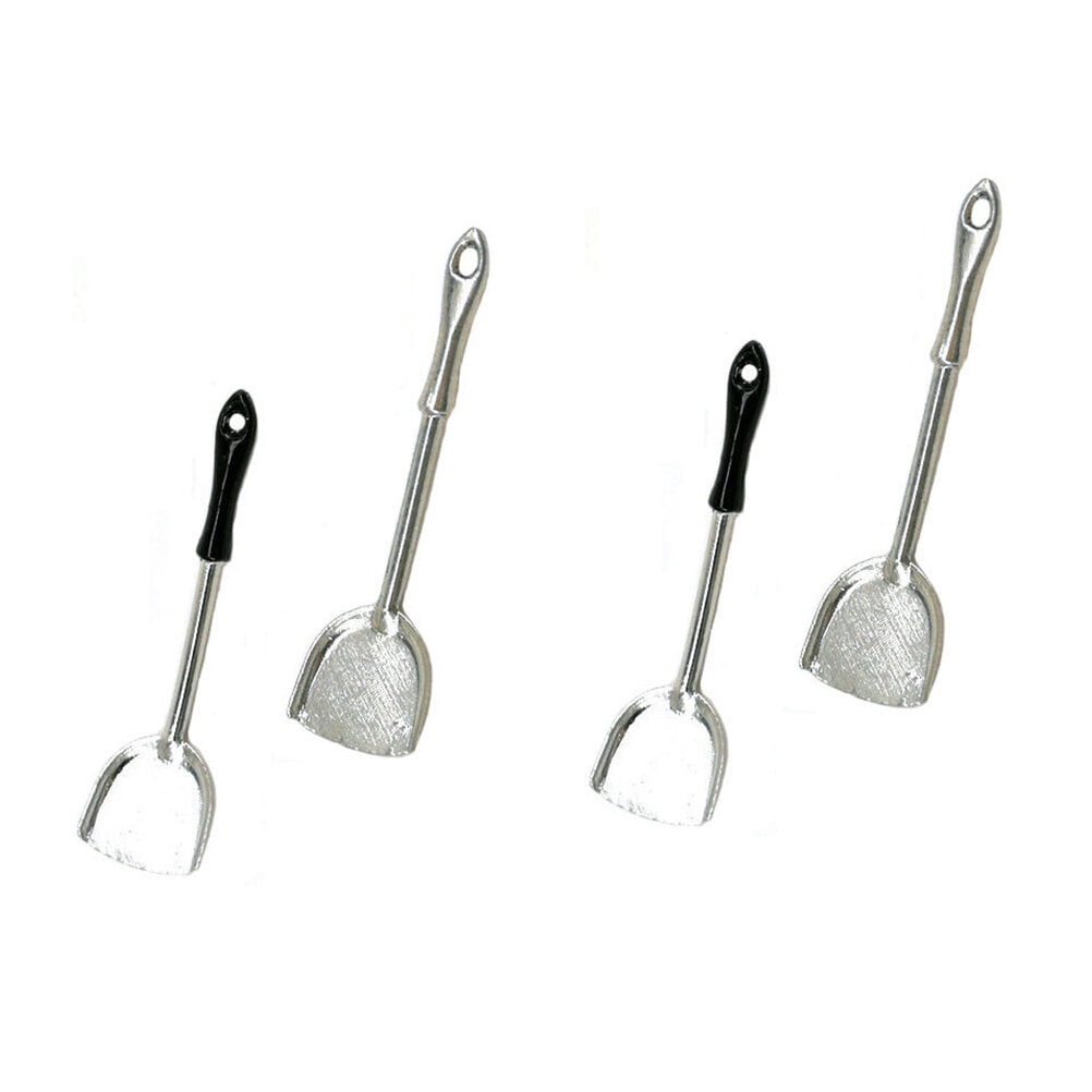 4Pcs Mini Spatulas Mini Kitchen Scene Models Accessories Mini Scene ...