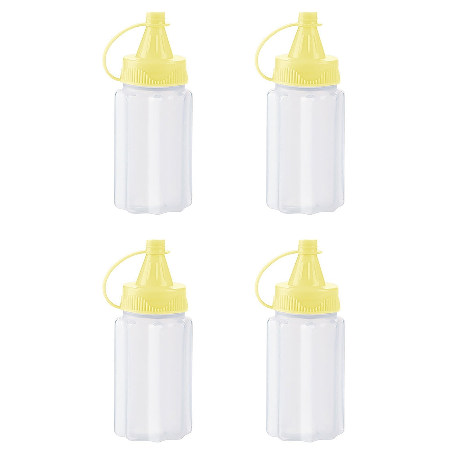 4Pcs Mini Transparent Seasoning Dispenser Bottles Leakproof Kitchen ...