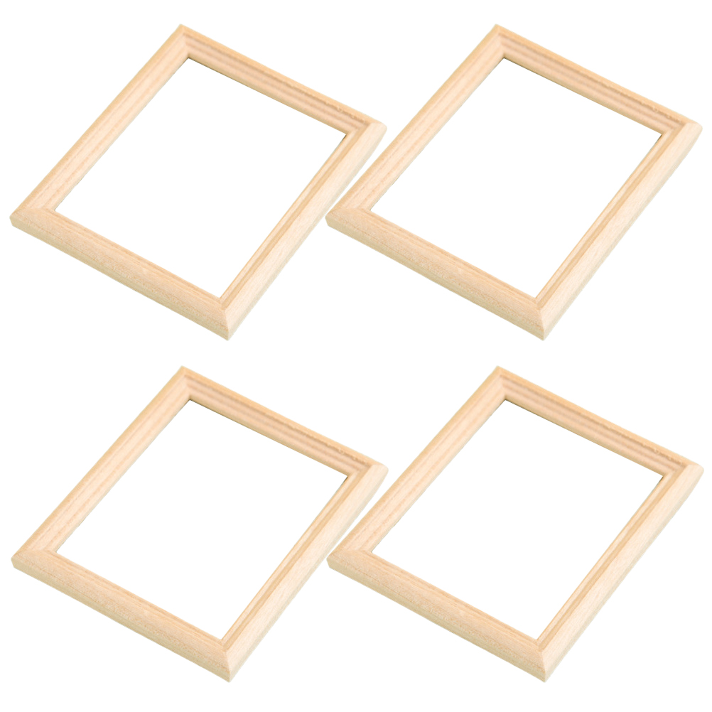 Raindrops Mini Picture Frames Wooden Tiny Picture Frames 4Pcs - Walmart.com