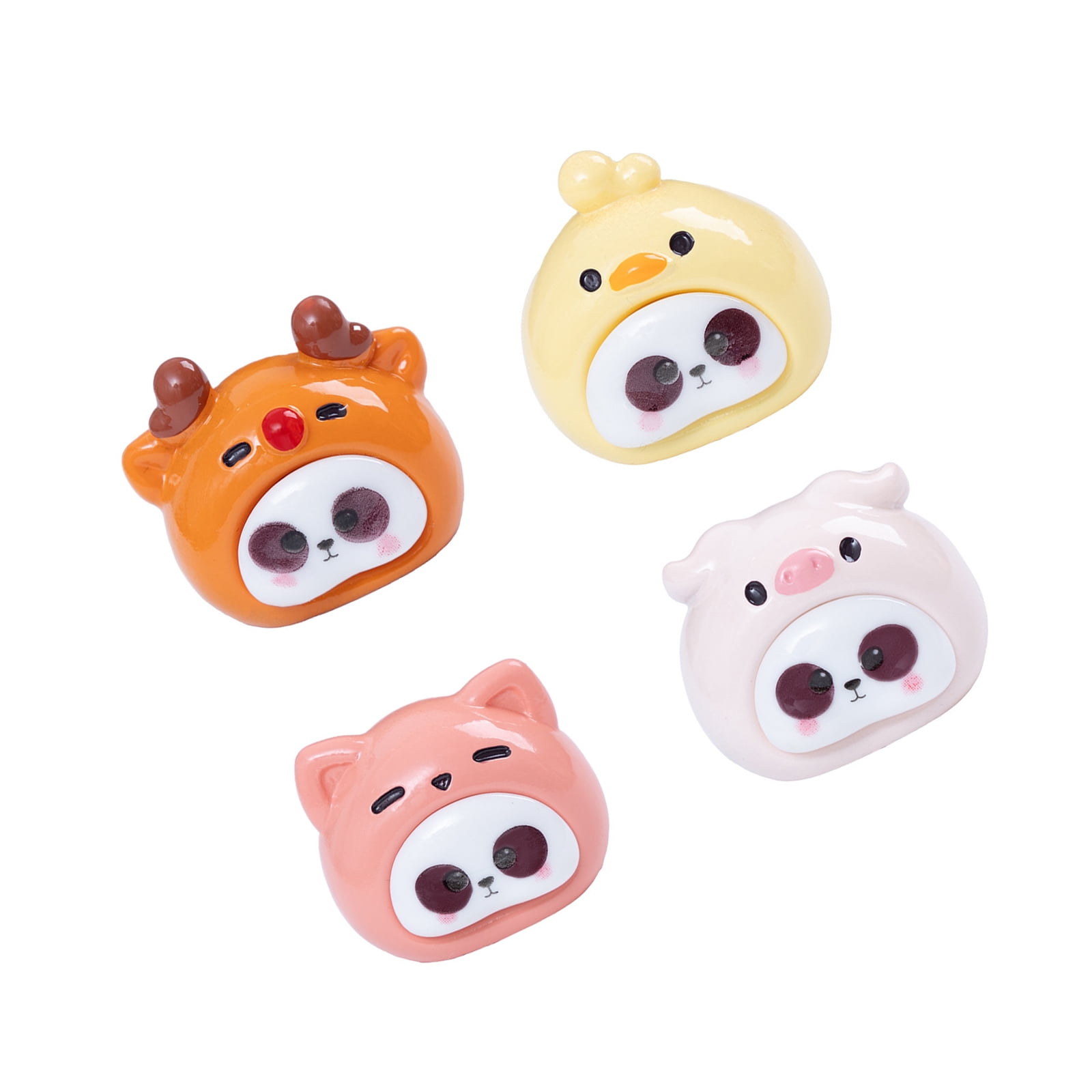 4Pcs Minis Resin Panda Tiny Panda Miniature Pandas for Fairy Garden ...