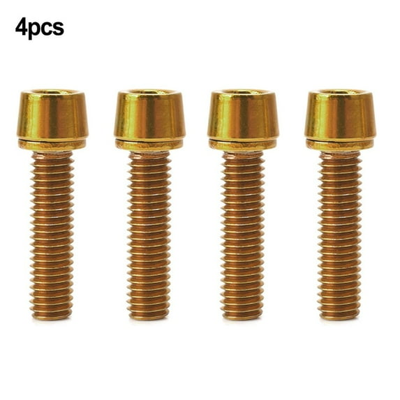4Pcs Mtb Bike Steering Handlebar Stem Screws Bolts Colored Riser Screw ...