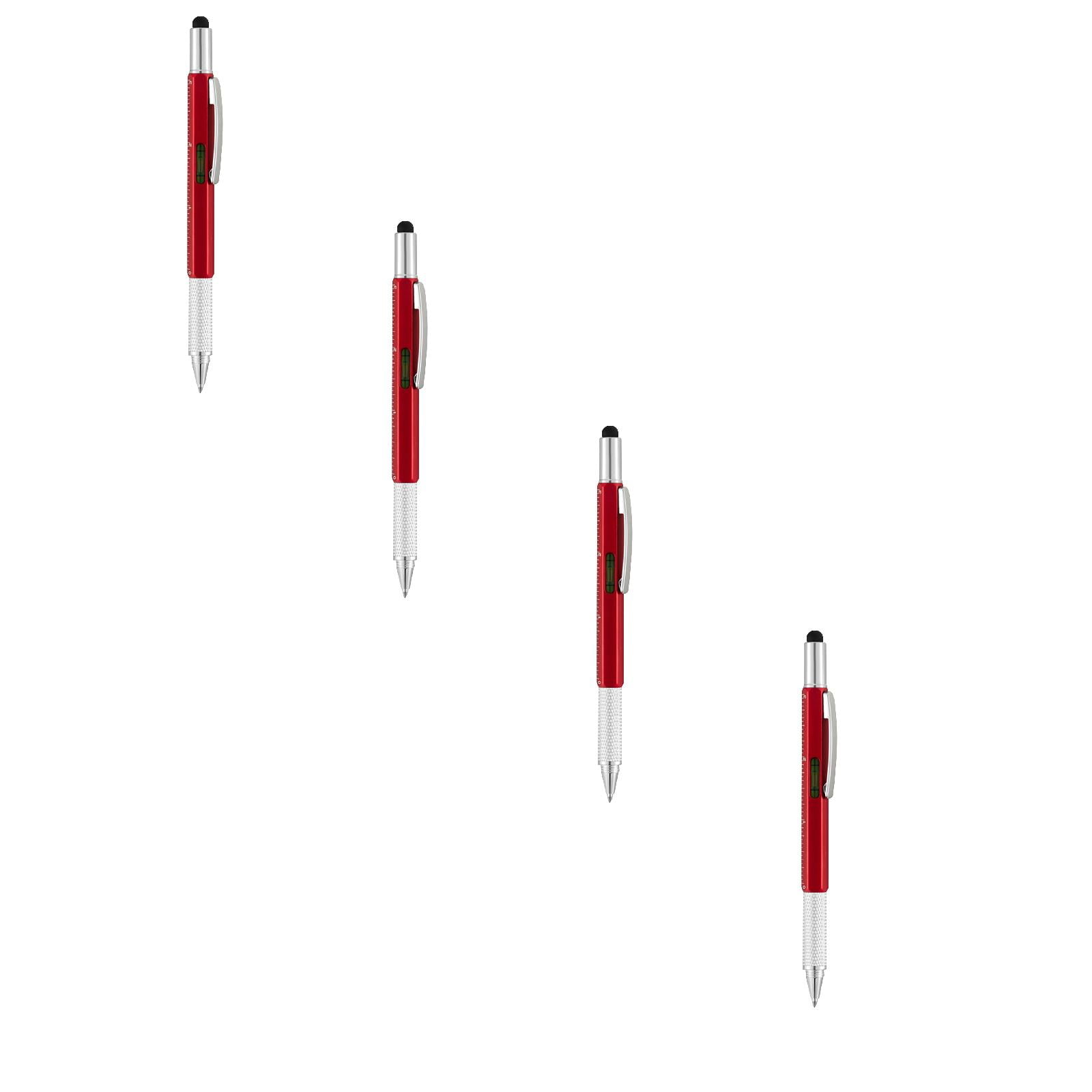 4Pcs Multi Tool Pen Set, Multitool Pens 6 in 1 Multi-tool Pen Set for ...