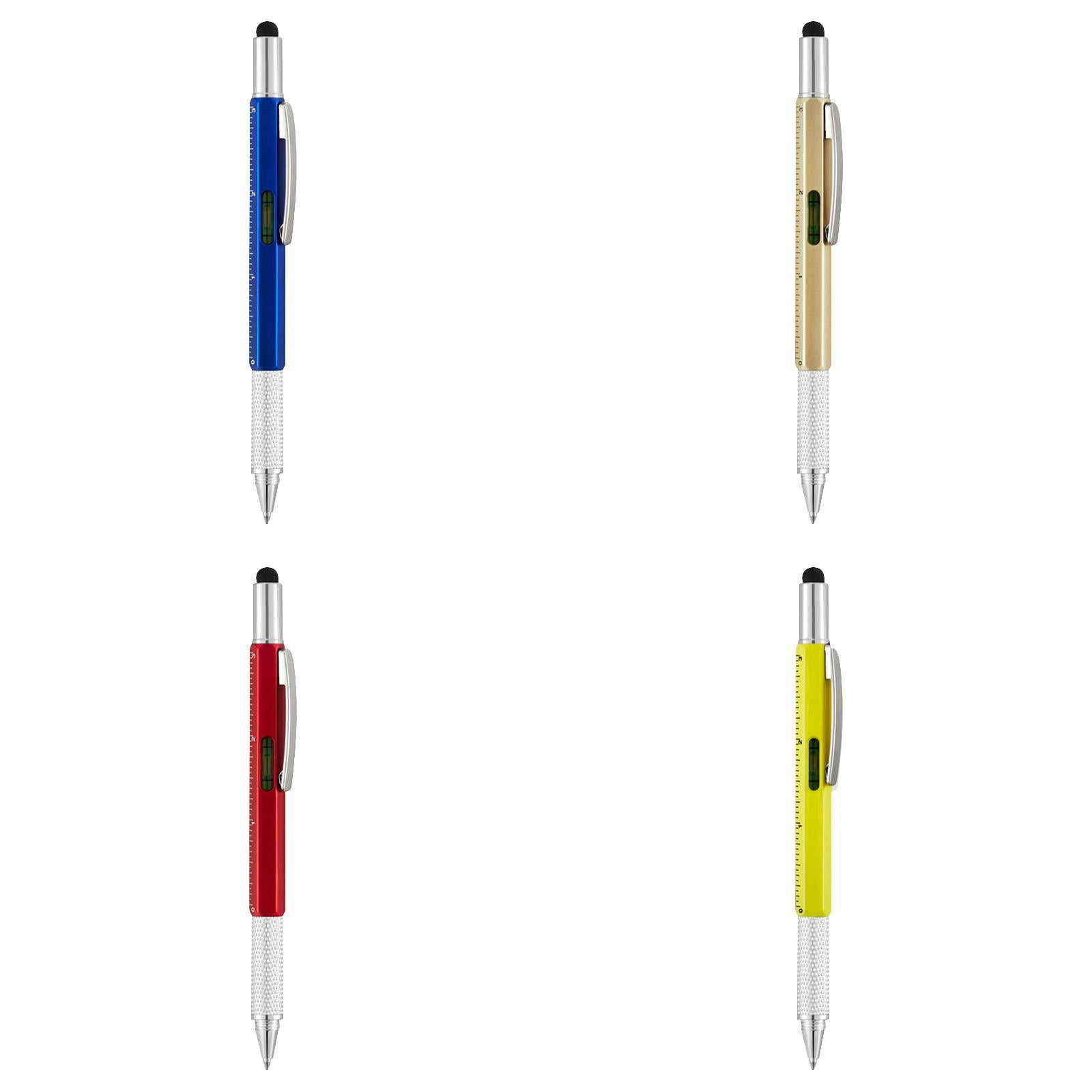 4Pcs Multi Tool Pen Set, Multitool Pens 6 in 1 Multi-tool Pen Set for ...