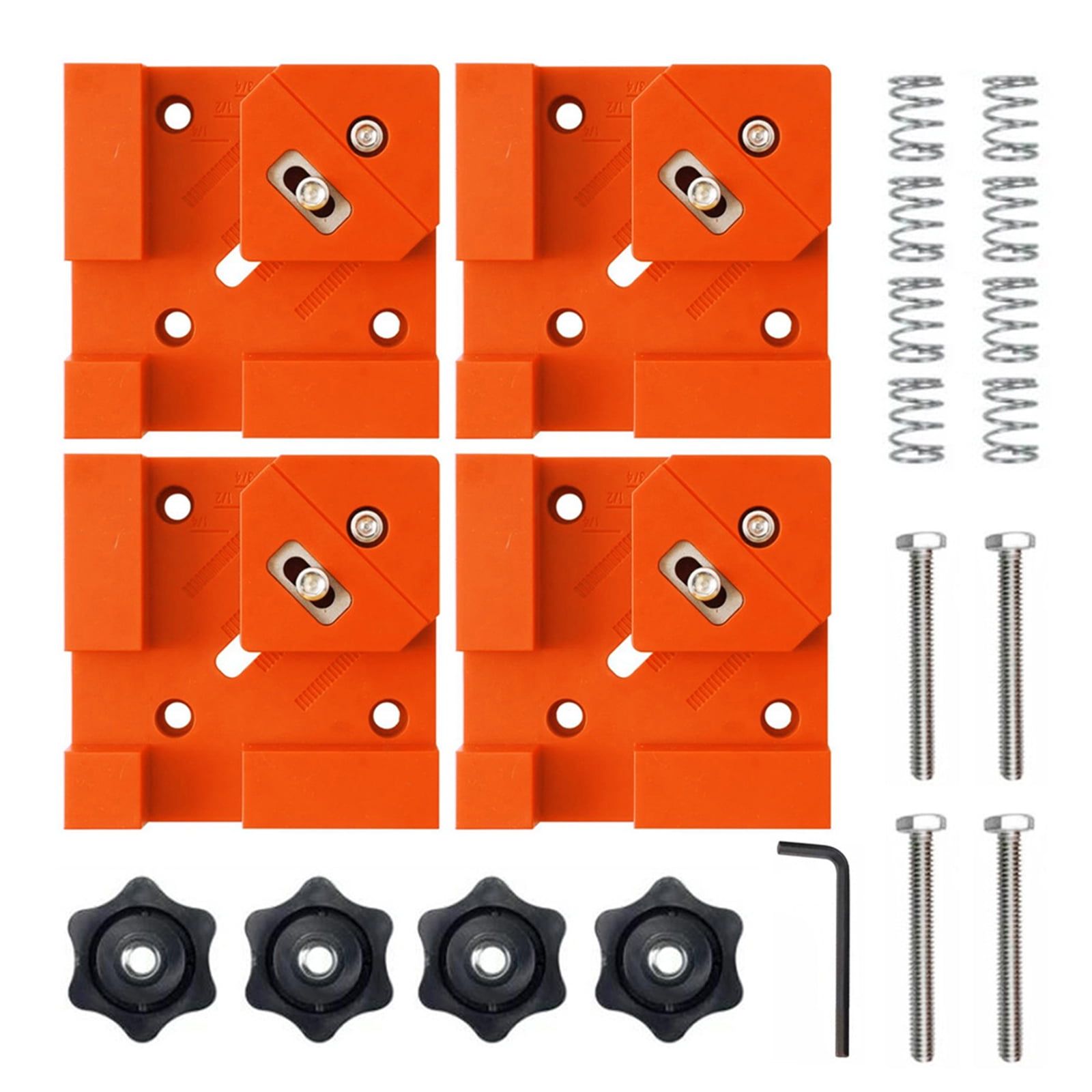 4Pcs Multipurpose 90° Angles Clamps Woodworking Tool Accuracy Alignment ...