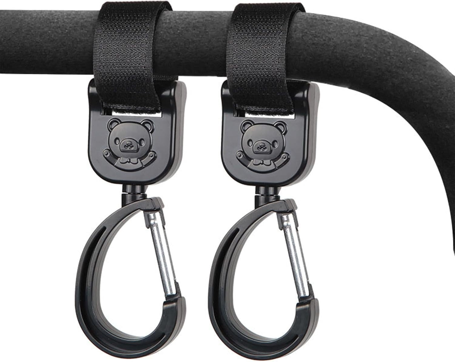 4Pcs Multipurpose Bag Hangers, 360 Degree Rotate Walker Hooks ...