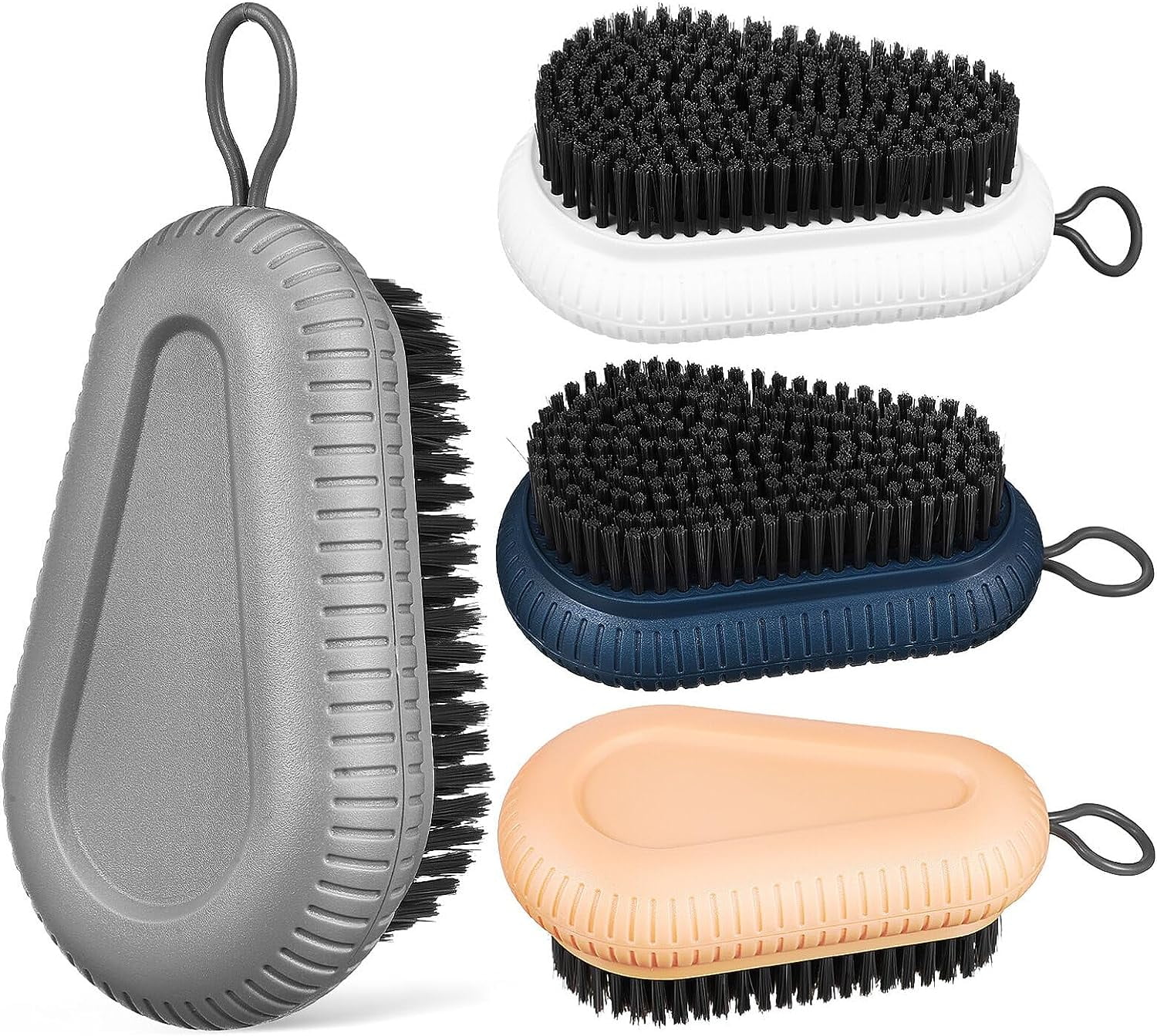 4Pcs Nail Brush for Cleaning Fingernails, Heavy Duty Nail Cleaning ...