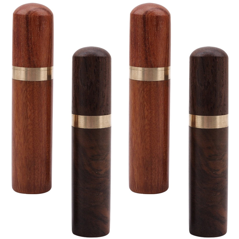 Hytrove Sewing Needle Box Ebony Wood 4Pcs 3.27X0.67X0.67in - Walmart.com
