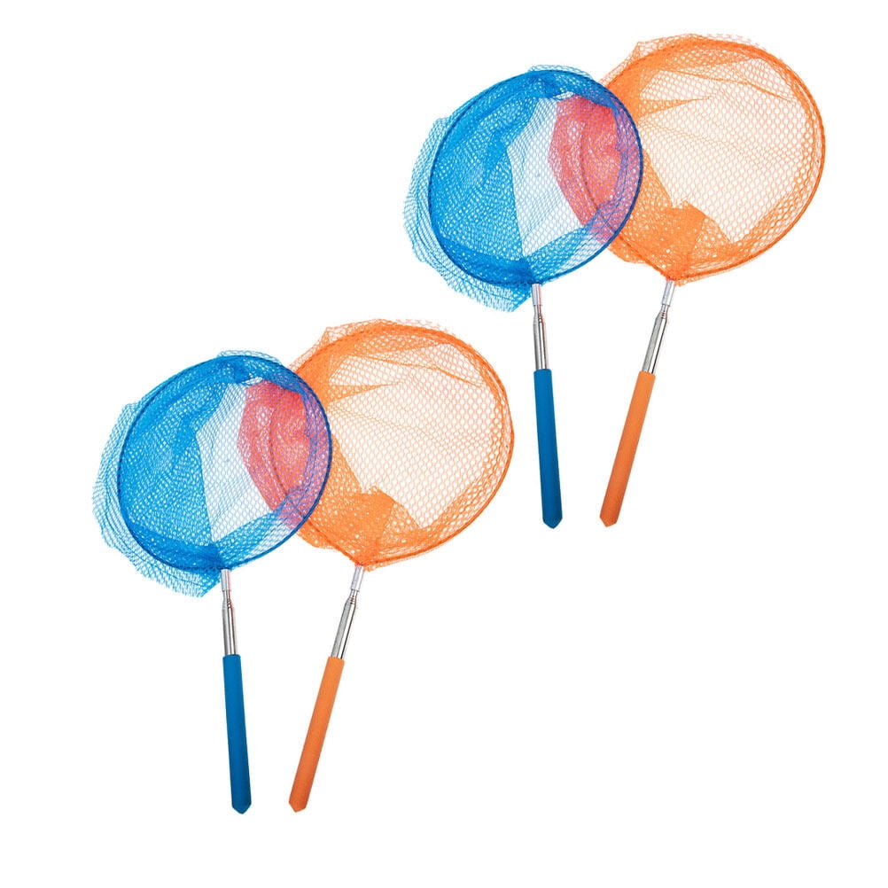 4Pcs Outdoor Kids Toy Nets Butterflies Telescopic Catcher Fishing Net ...