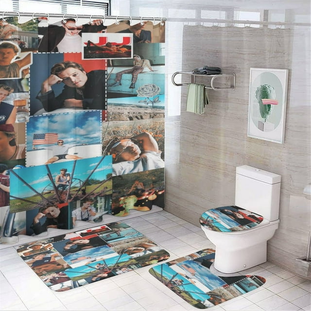 4pcs Outer Banks Jj Maybank Shower Curtain Sets For Bathroom Cartoon