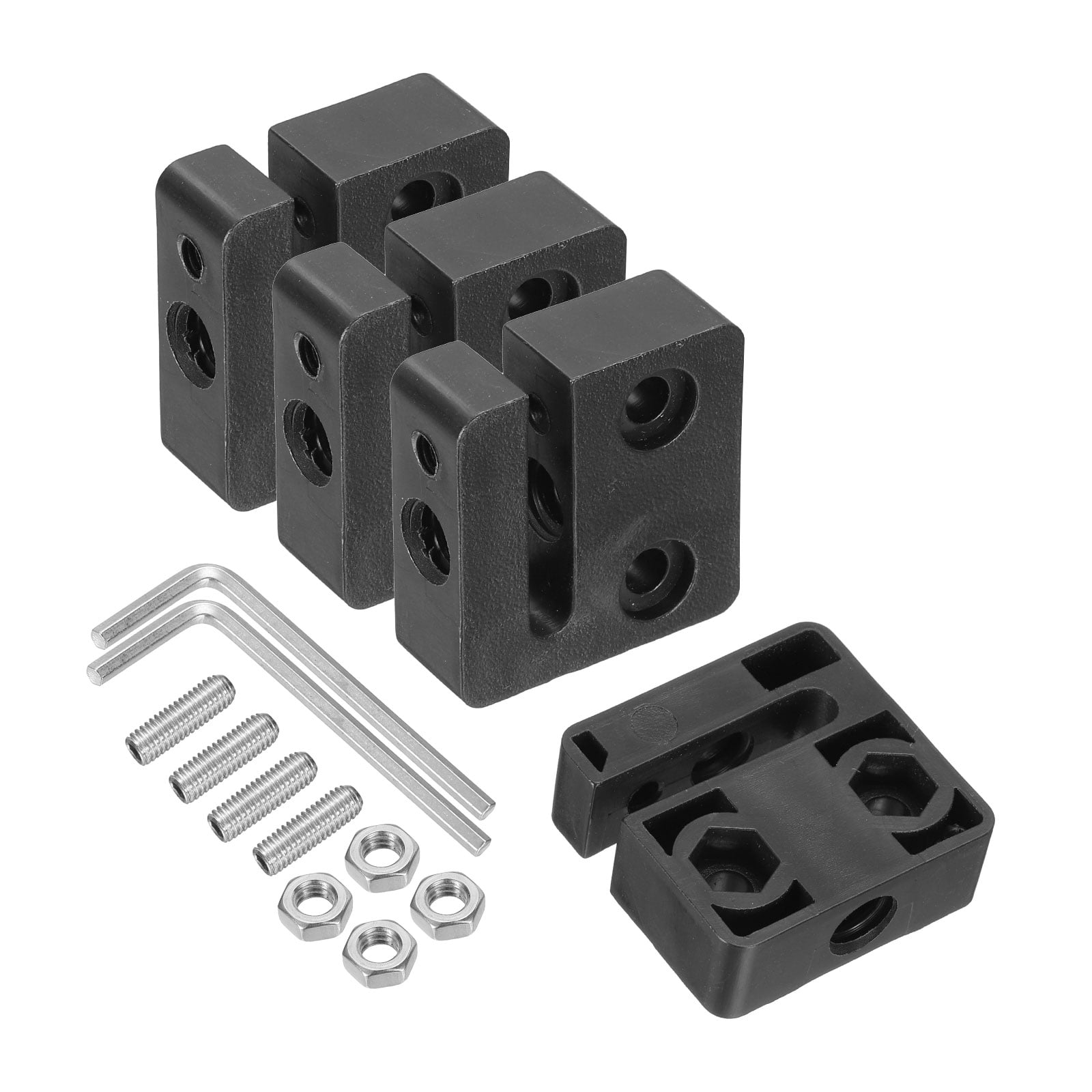 4Pcs POM Anti-Backlash Nut Block for 8mm Diameter, 2mm Pitch,4mm Screw ...