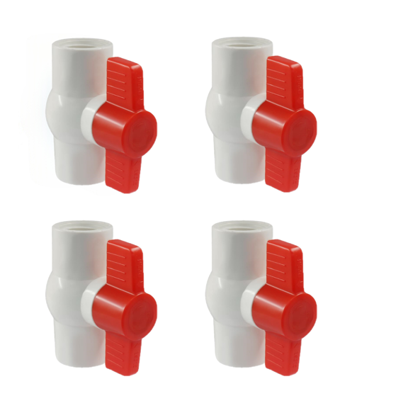 PVC Shutoff Valves for Plumbing and Irrigation Easy Water Control
