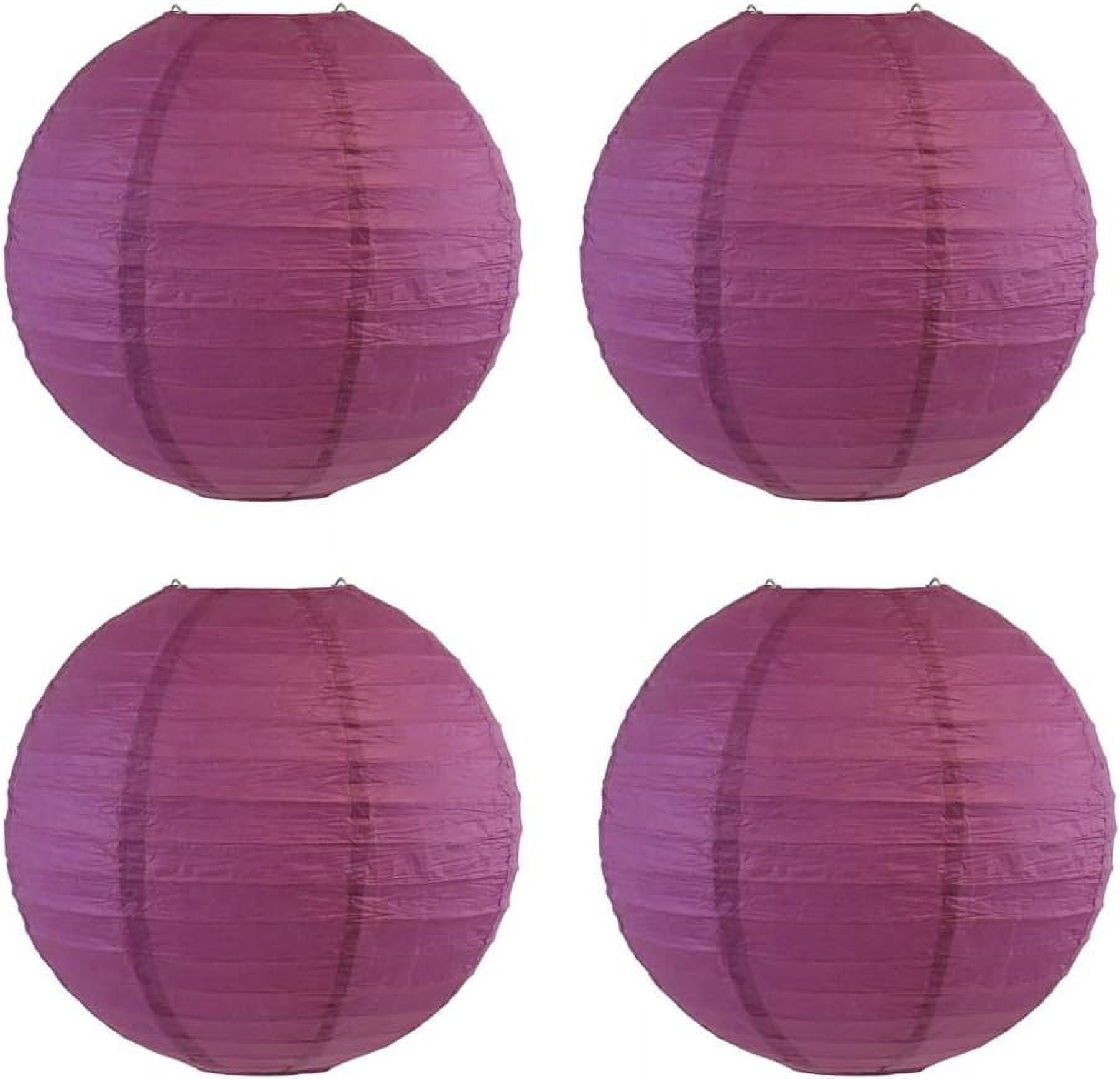 4Pcs Paper Lanterns Paper Lamp Shade Chinese Japanese Hanging Paper ...