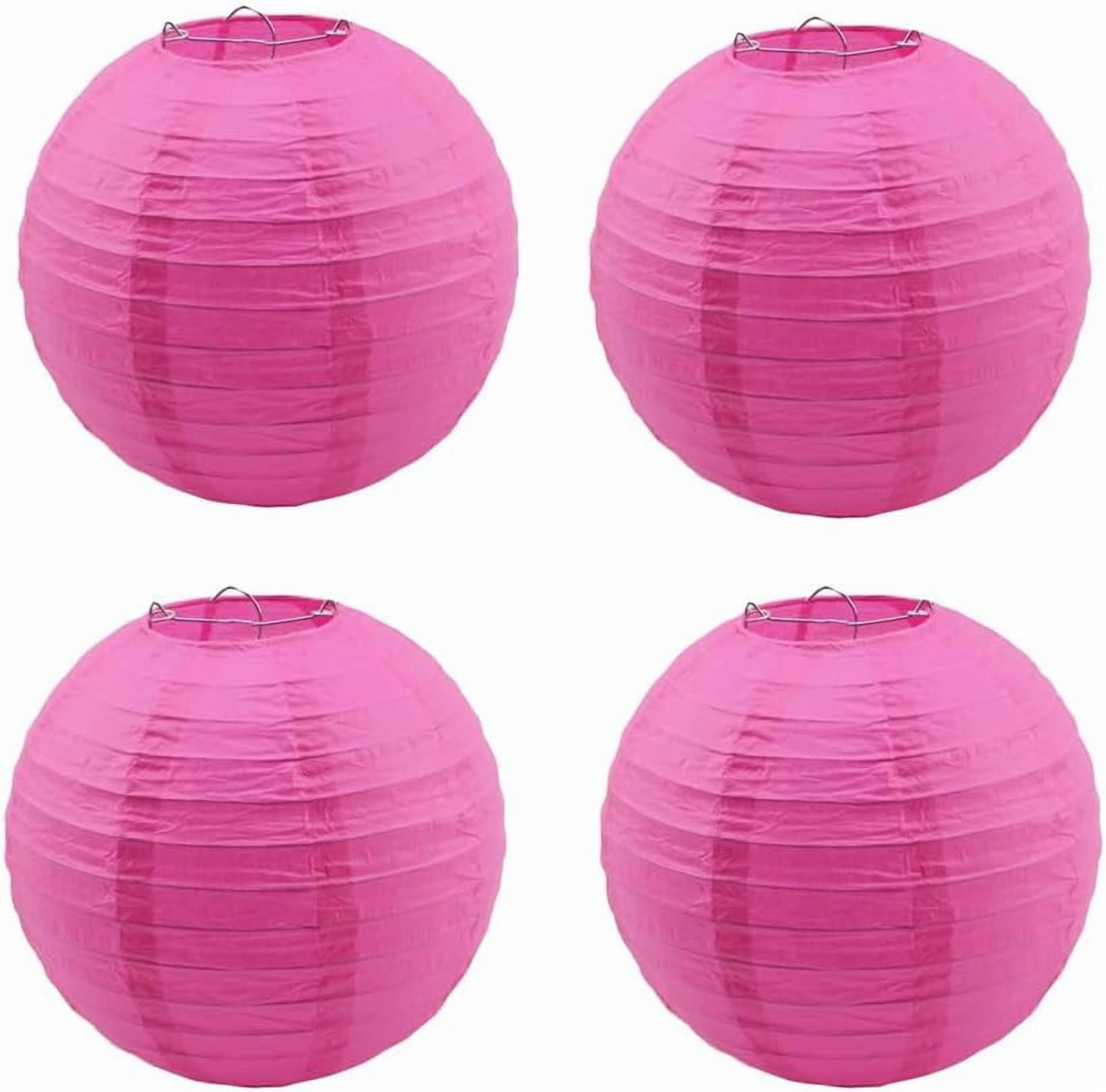 4Pcs Paper Lanterns Paper Lamp Shade Chinese Japanese Hanging Paper ...