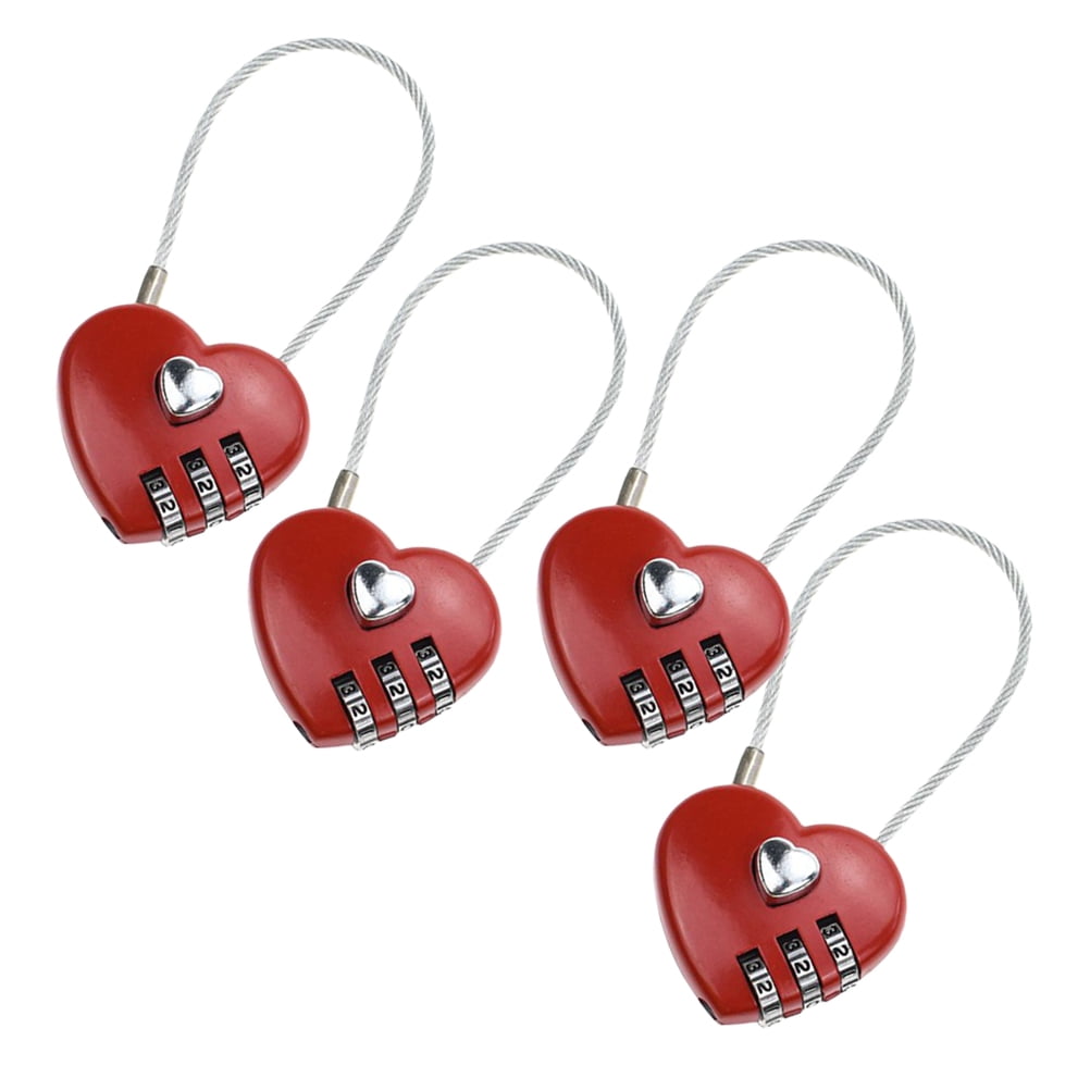 4Pcs Password Concentric Lock Case Luggage Password Lock Customs ...