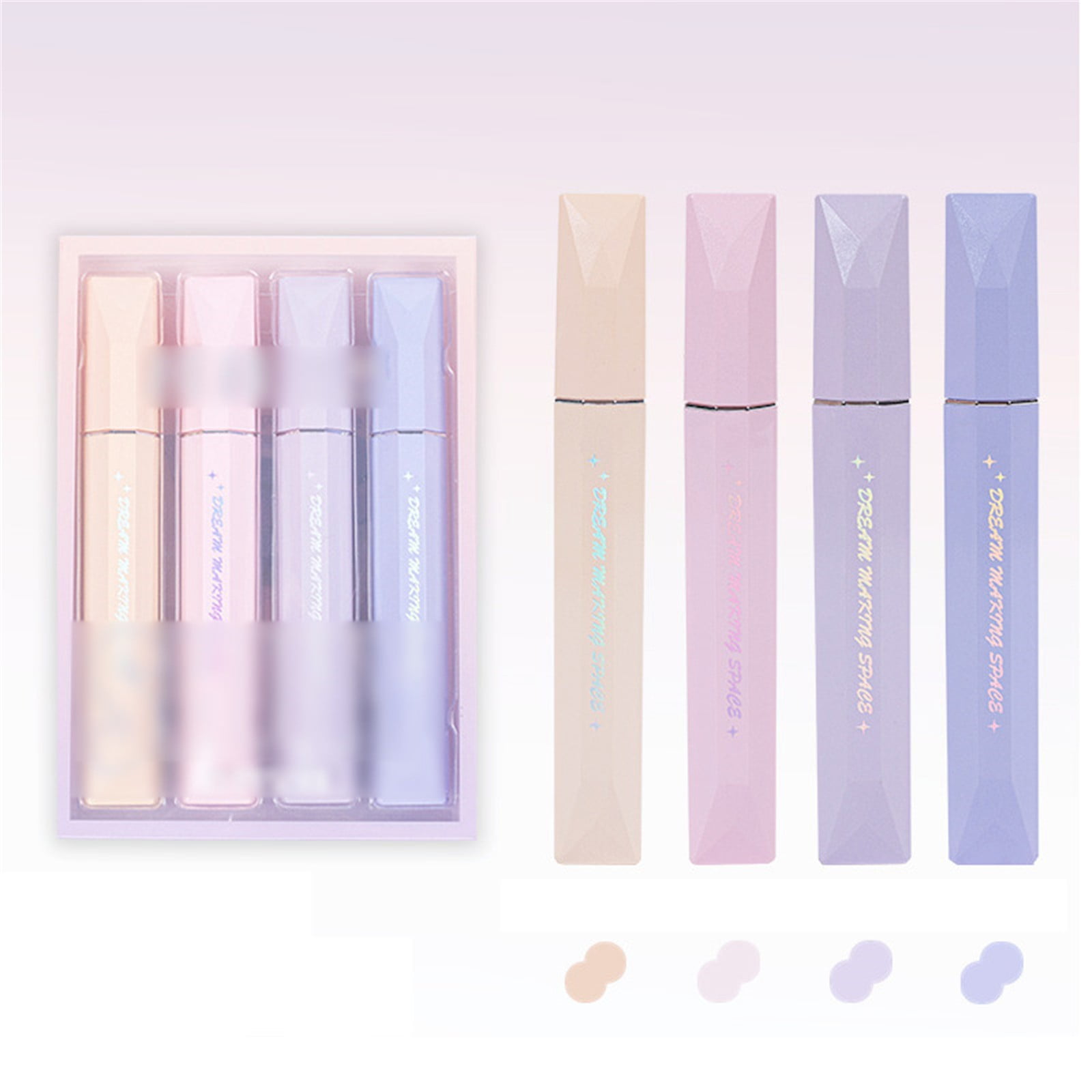 4Pcs Pastel Highlighters Aesthetic Cute Highlighters Mild Assorted ...