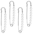 4Pcs Pearls Waist Tighteners Clip Waistband Adjusters Pin Decorative ...