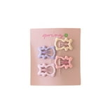 4Pcs Pink Star Hair Clips Y2K Stars Butterfly Hair Clips for Women Girl ...