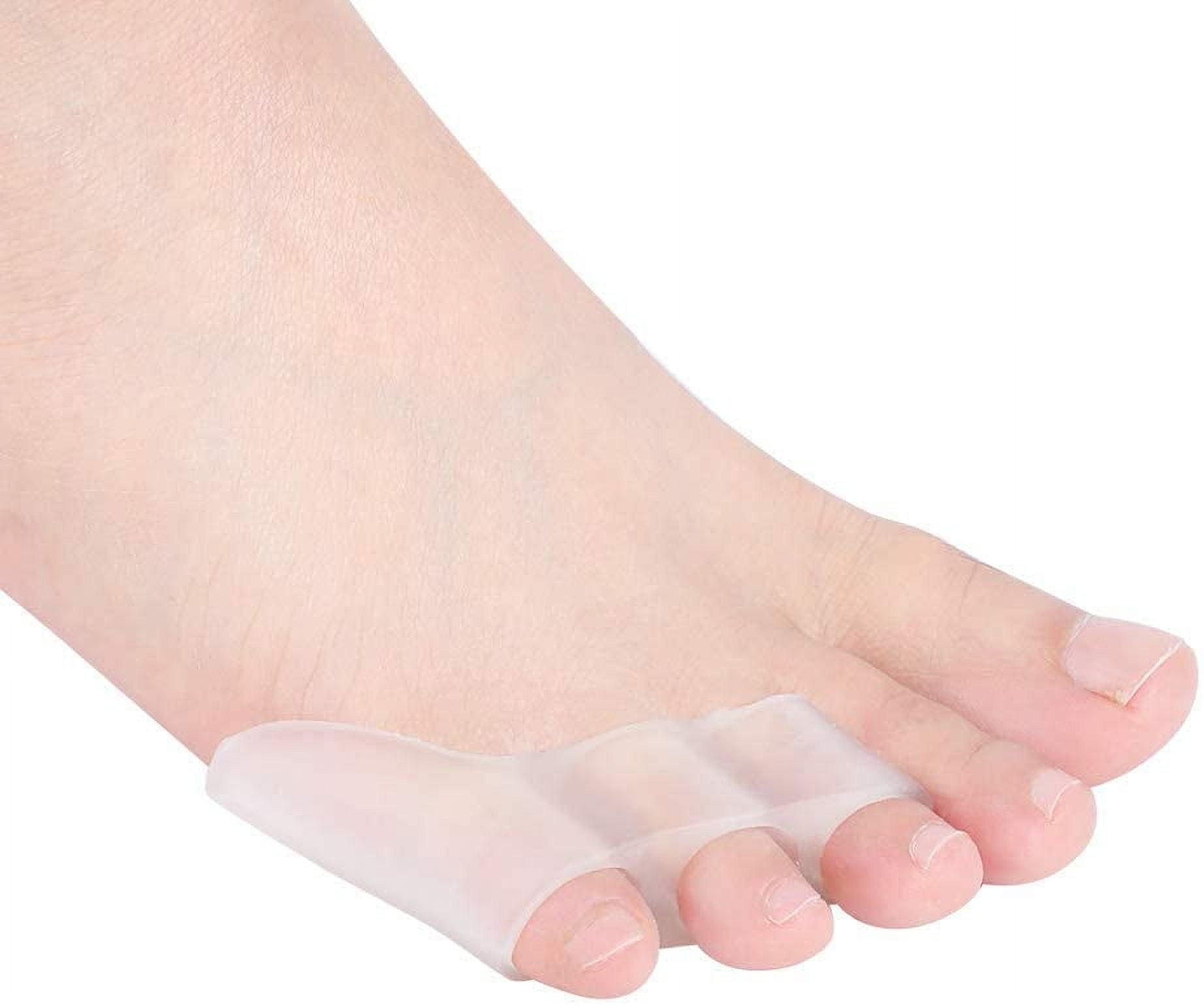 4Pcs Pinky Toe Separator, Toe Spacers, Soft Gel Toe Spacers Toe ...