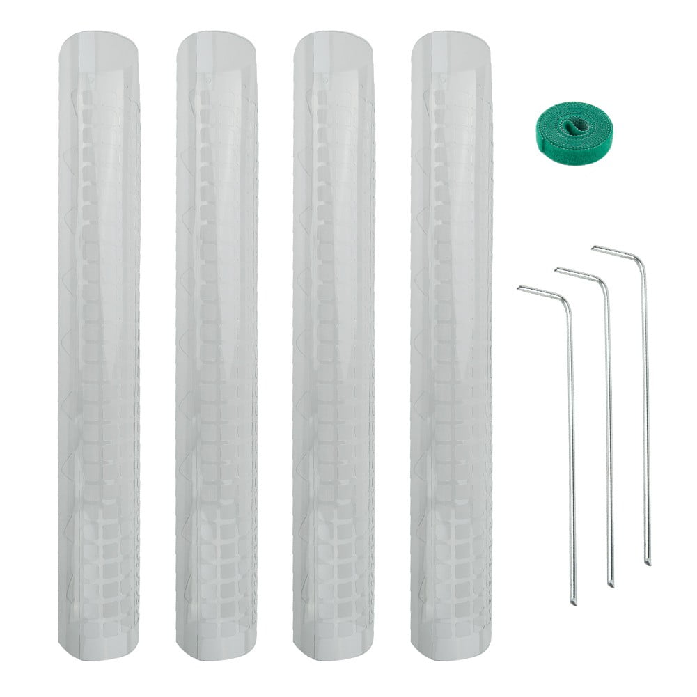 4Pcs Plant Climbing Frame Plant Supporting Stick Stakes Peat Plastic ...