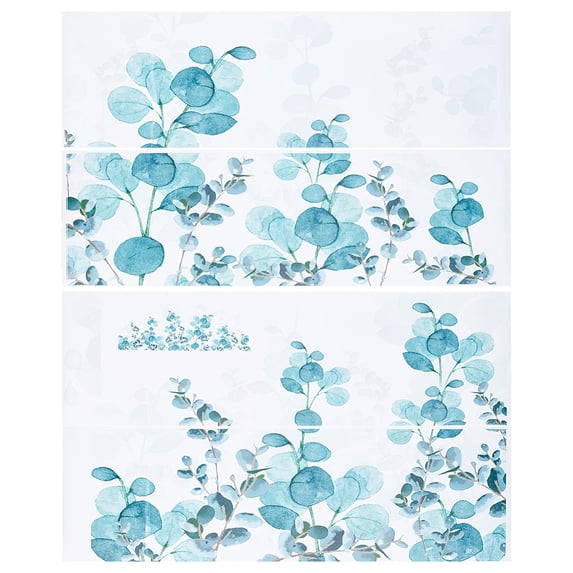 4Pcs Plants Wall Stickers Leaves Vine Wall Stickers PVC Waterproof ...