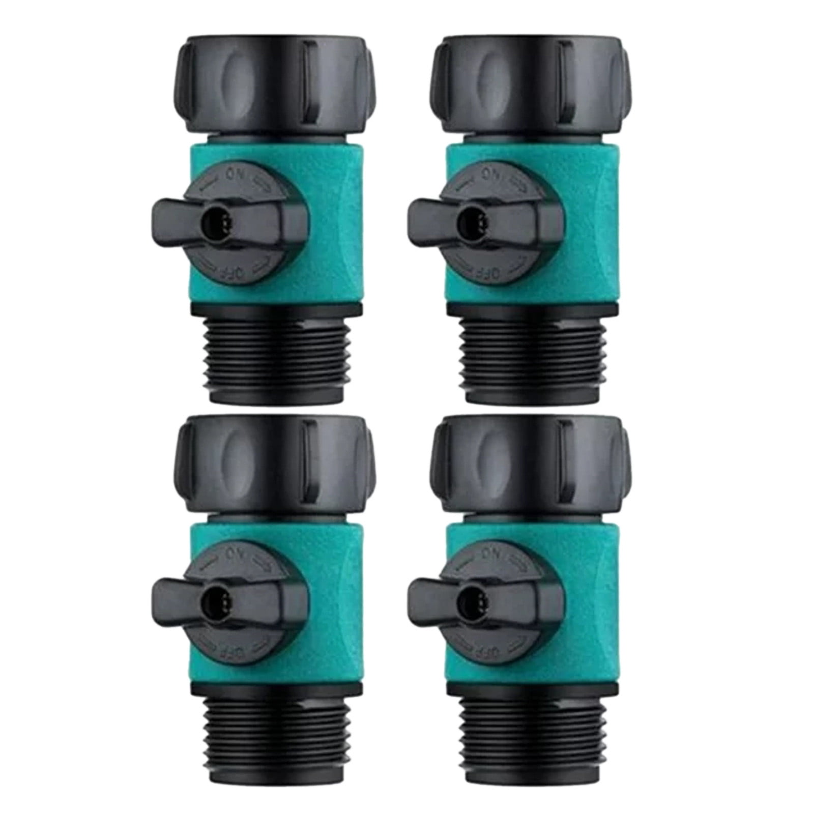 4Pcs Plastic Garden Hose Connect Water Hose Turn Off Garden Hose ...