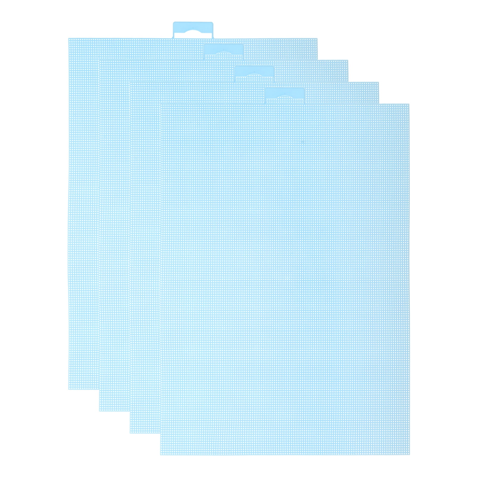 4Pcs Plastic Mesh Canvas Sheets 8.27"x11" 14 Count 0.8mm Hole Blank ...