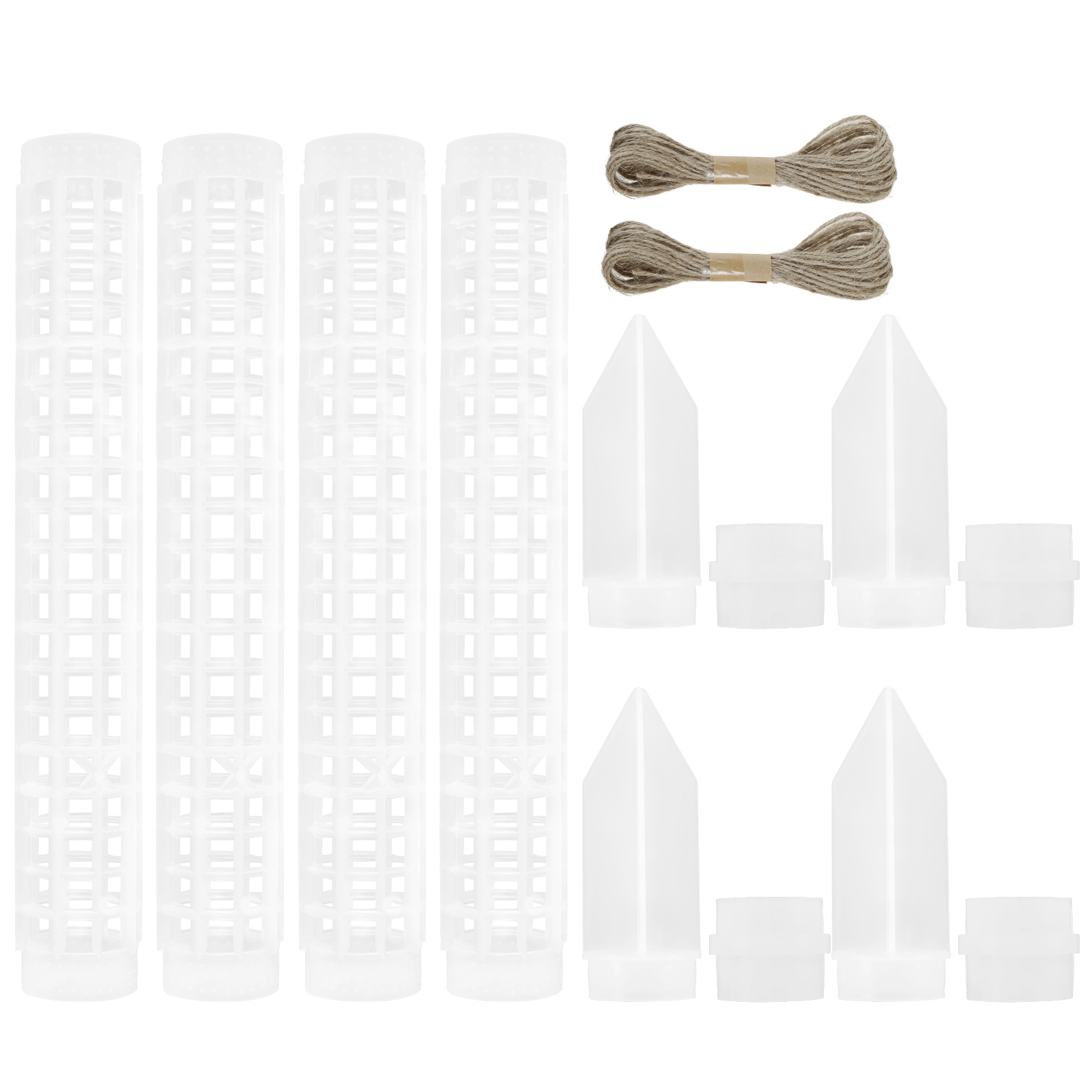 4Pcs Plastic Moss Poles Stackable Monstera Moss Support Pole ...