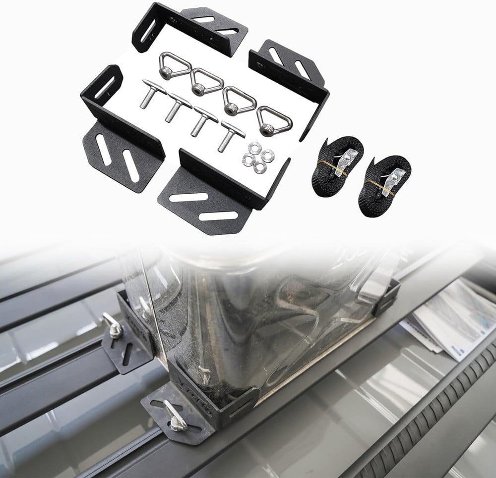 4Pcs Platform Cargo Corner Bracket with Ratchet Straps for Fixing ...