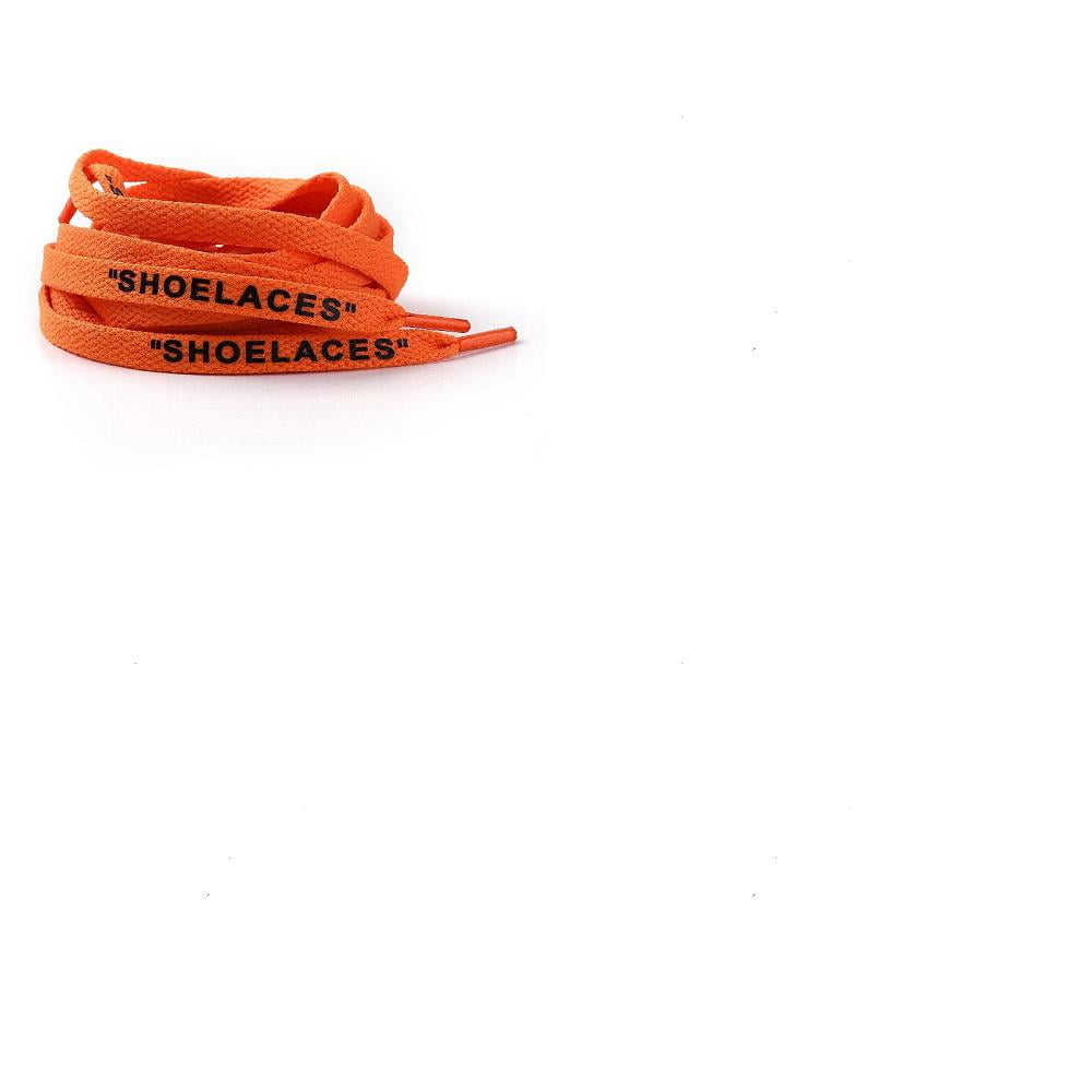 4Pcs Polyester Flat Shoelace Flat Sneaker Shoe String with Word for ...
