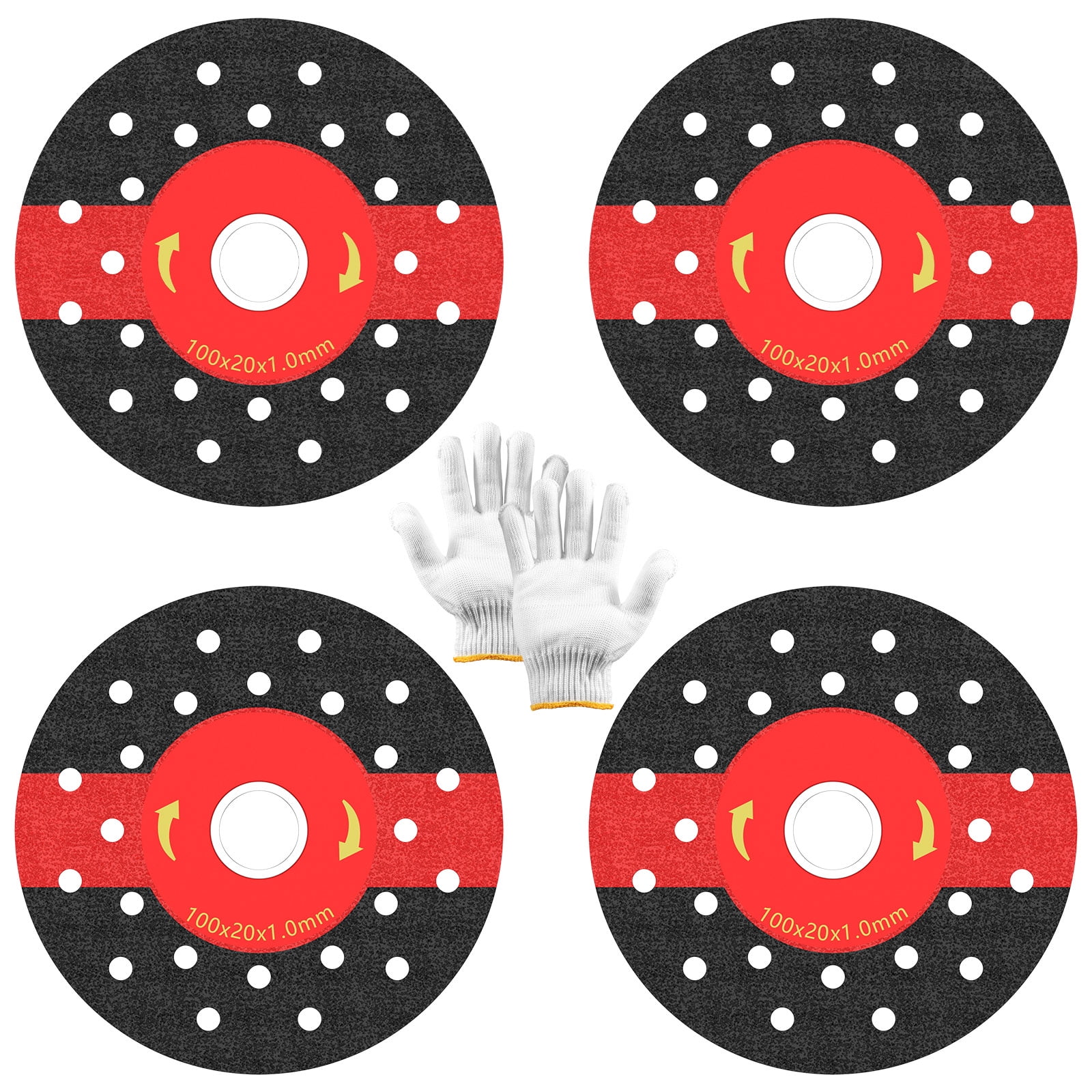 4Pcs Porous Widened Cutting Disc 4 Inch Rock Slab Cutting Blade Precise ...