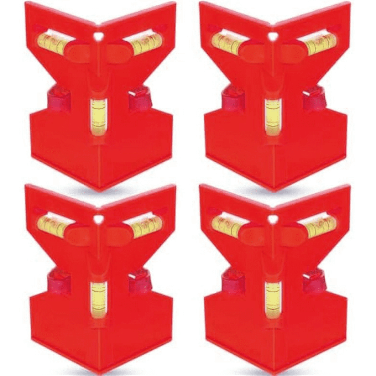 4Pcs Post Level for Pipe,Post and Beam Leveling,Folding Level Tool with ...