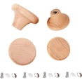4Pcs Pot Lid Wood Knob Universal Replacement Knobs Cover Handle, for ...