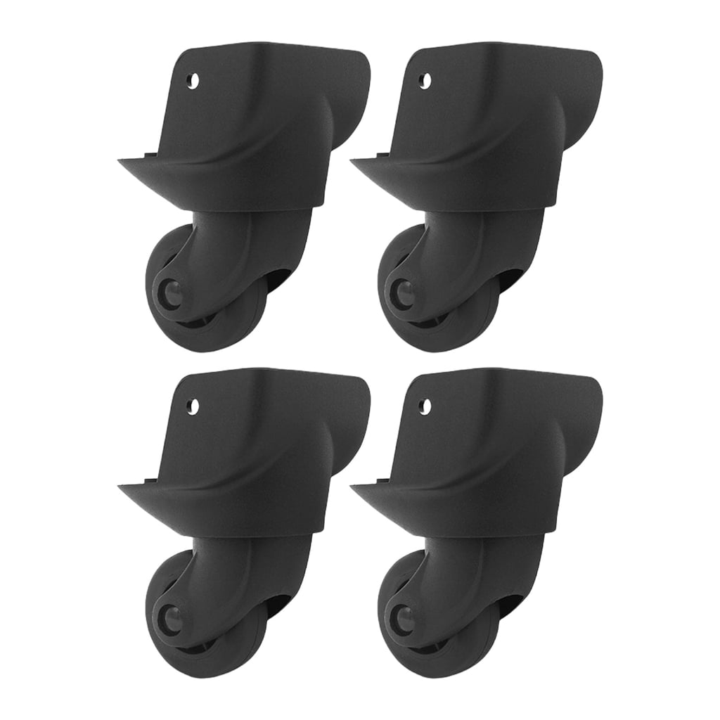 4Pcs Practical Suitcase Wheels Replacement Easy to Install Quiet ...