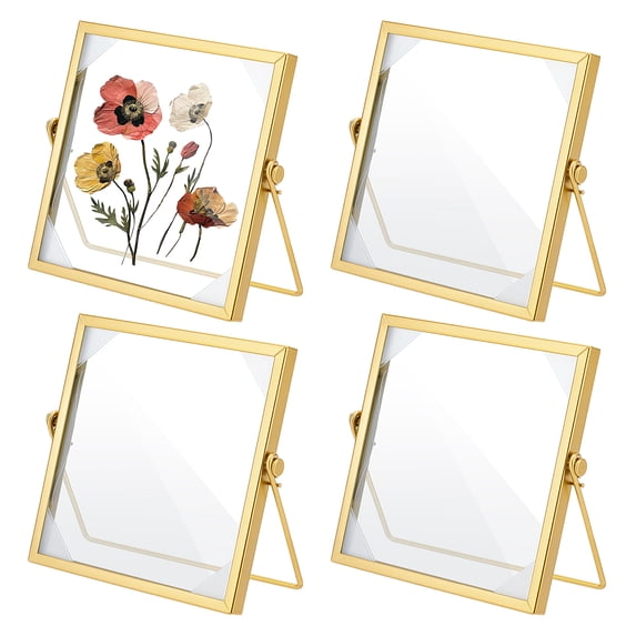 4Pcs Pressed Flower Frame Double Glass Frame for Pressed Flowers ...
