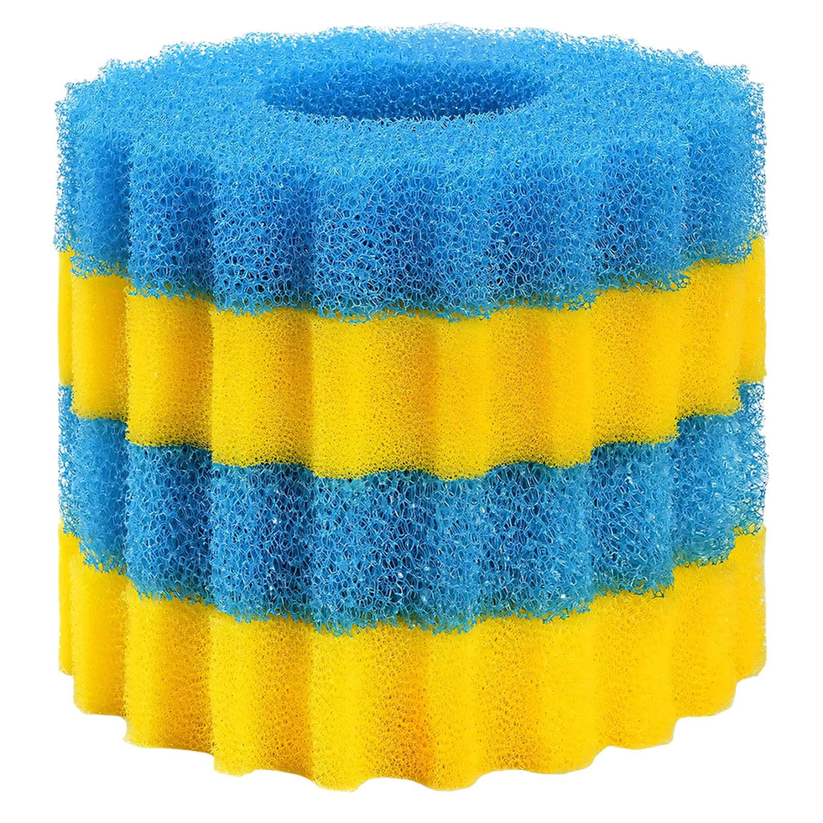 4Pcs Pressure Aquariums Pond Filter Replacement Sponge Filter Media Pad ...