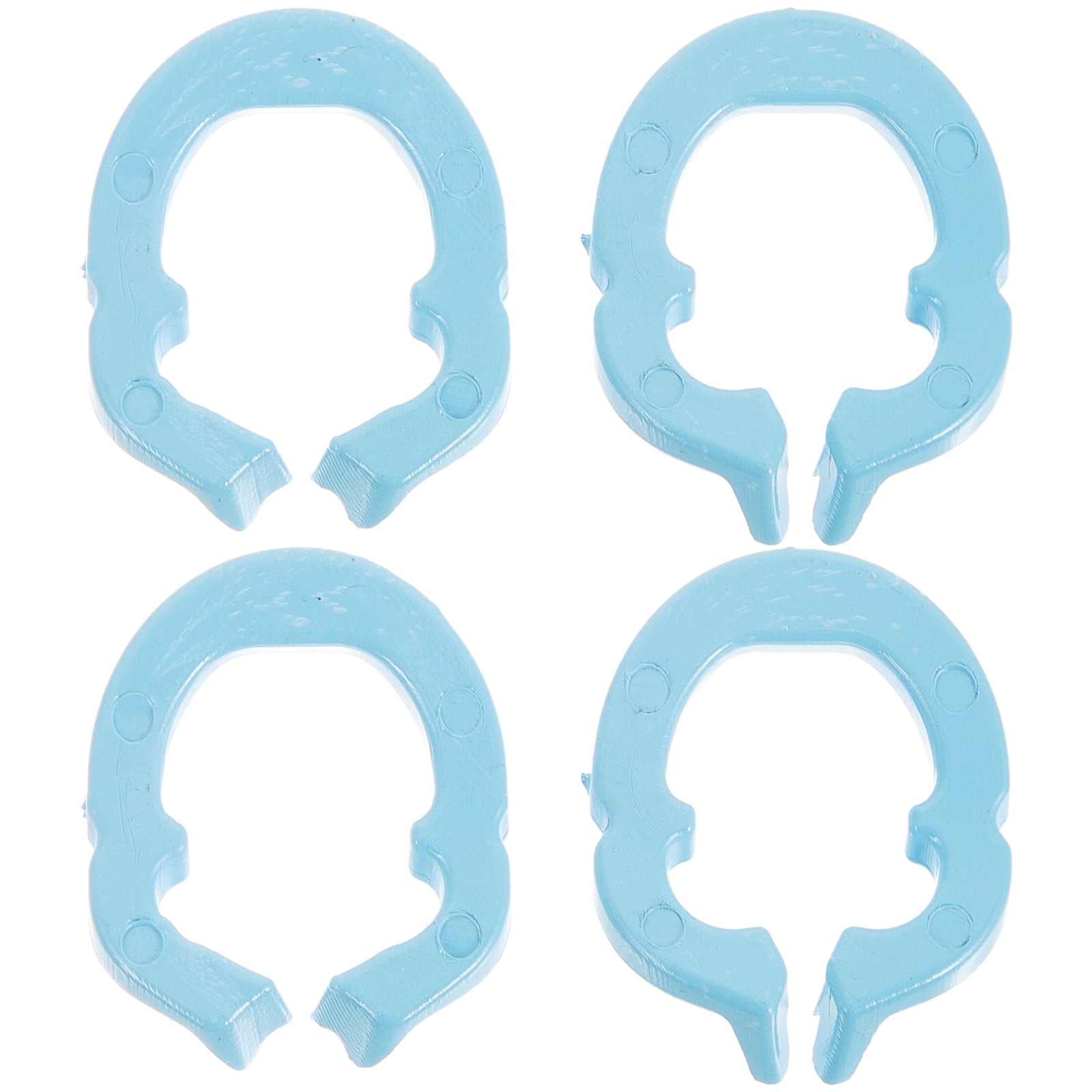 4Pcs Professional Dental Clips Daily Use Rubber Barrier Clips Resin ...