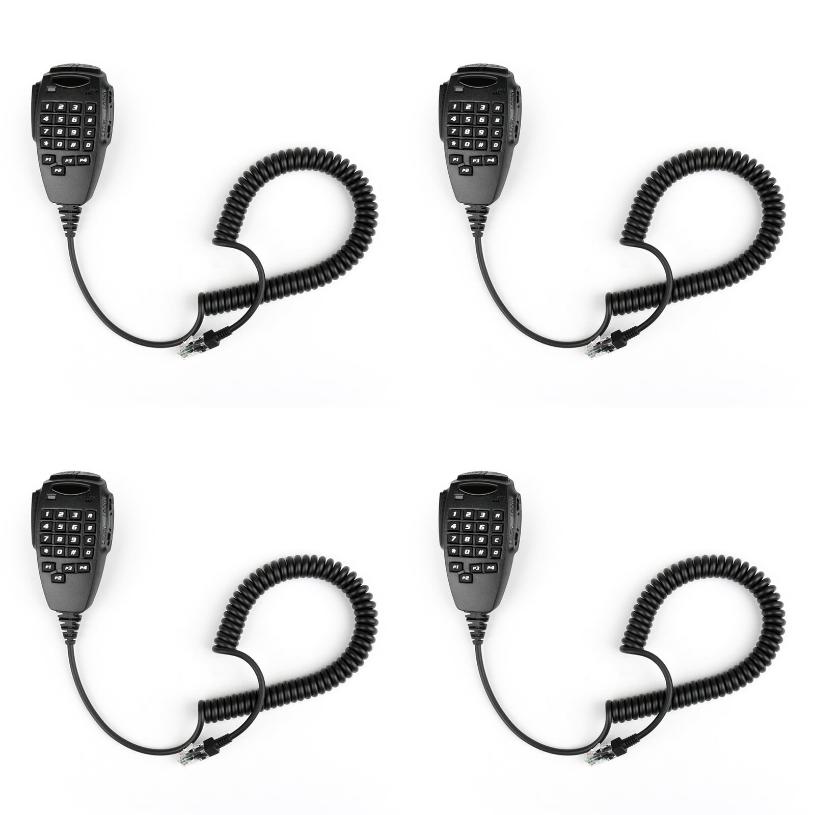 4Pcs Professional Hand Microphone Car Mic For TYT TH9800 UHF Mobile Car ...
