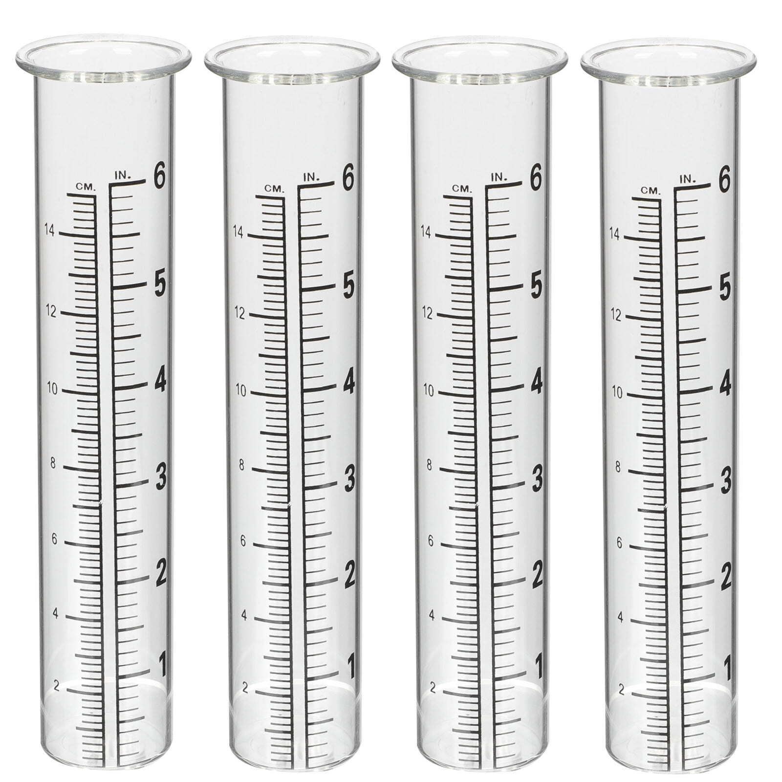 BESTYASH 4-Piece Rain Gauge Set with Assorted Measuring Cylinders for ...