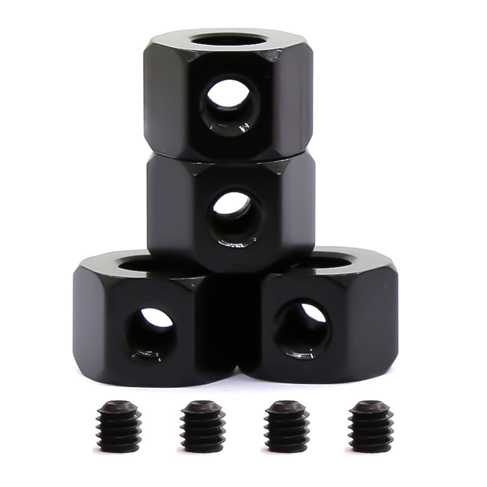 4Pcs RC Car Wheel Hub Hex Adapters Tire Accessories Parts for WPL D12 ...