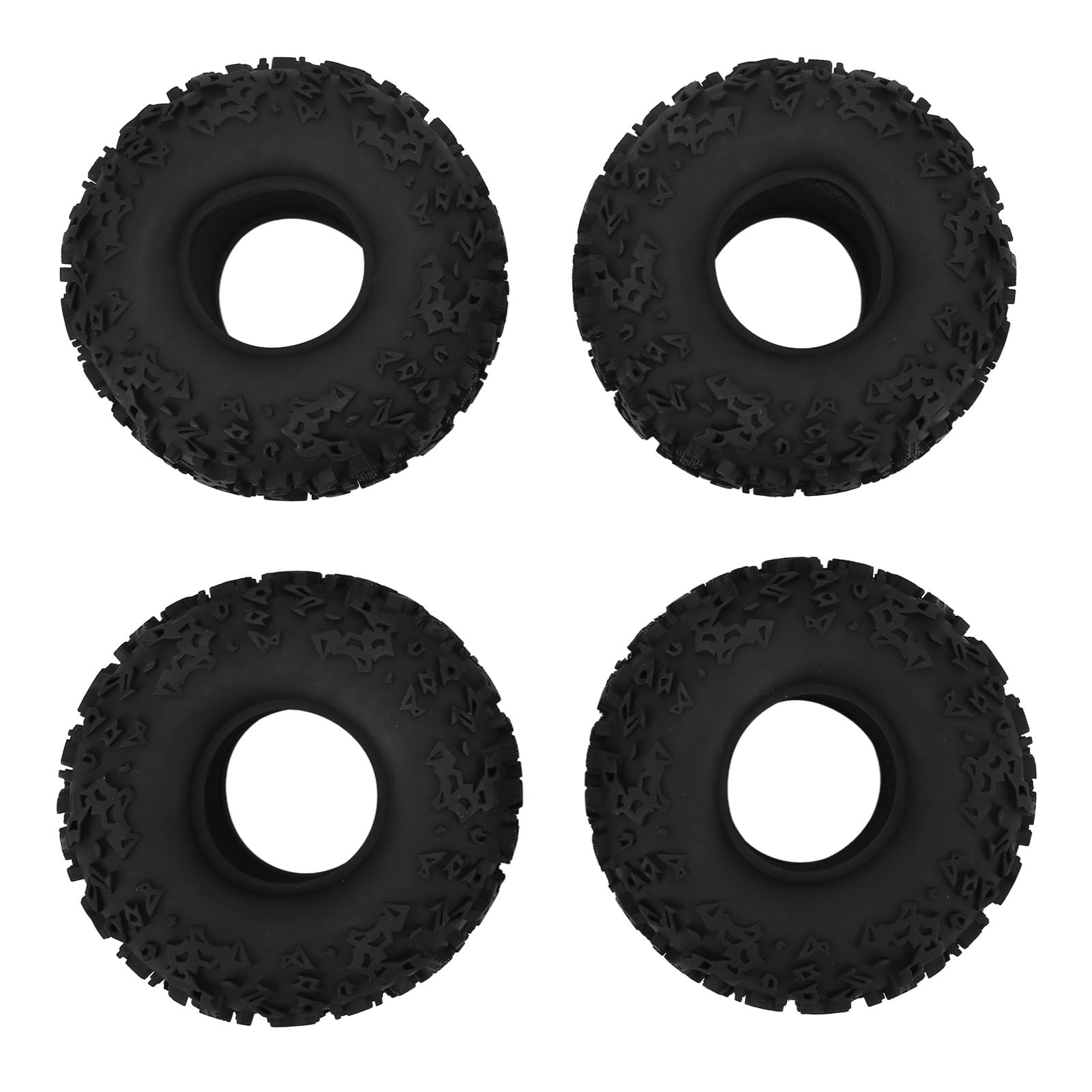4Pcs RC Crawler Tyre Flexible Universal Replacement RC Rubber Tire Skin ...