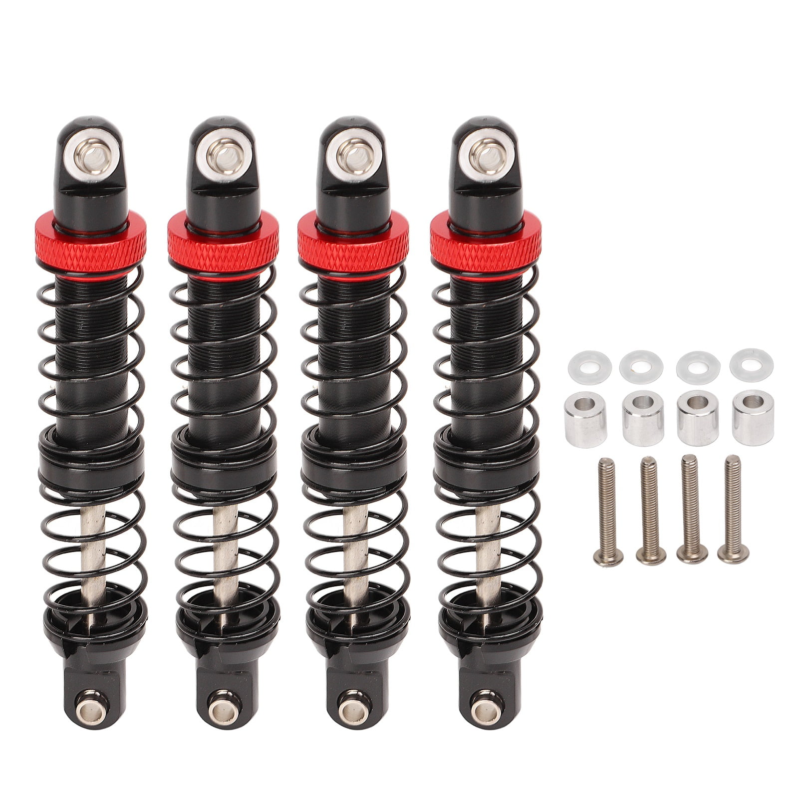 4Pcs RC Shocks Absorber Aluminium Alloy Adjustable Dual Section Dual ...