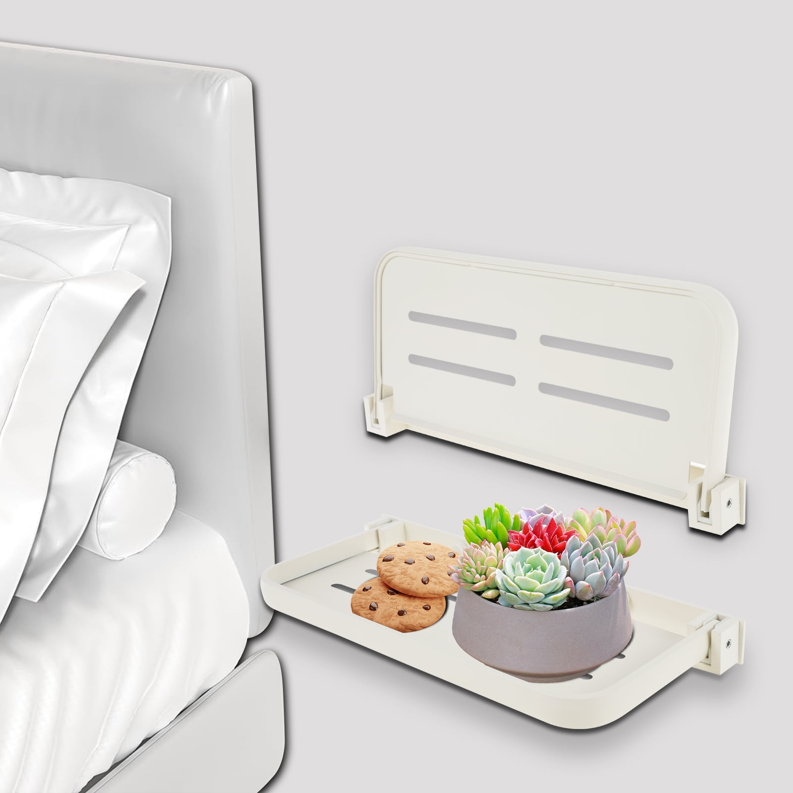 4Pcs RV Foldable Shelf RV Aluminium Alloy Fold Down Shelf Wall Mounted ...