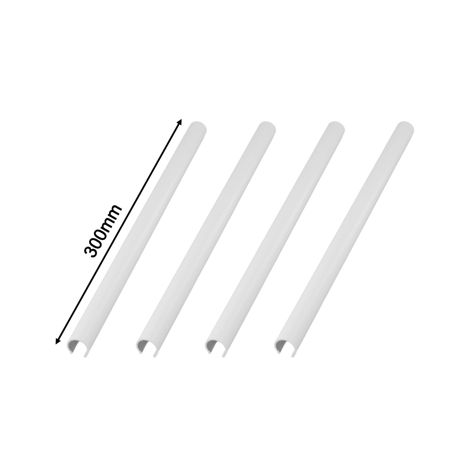 4Pcs Radiator Pipe Covers Black White Pipe Covers 200Mm 300Mm 500Mm ...