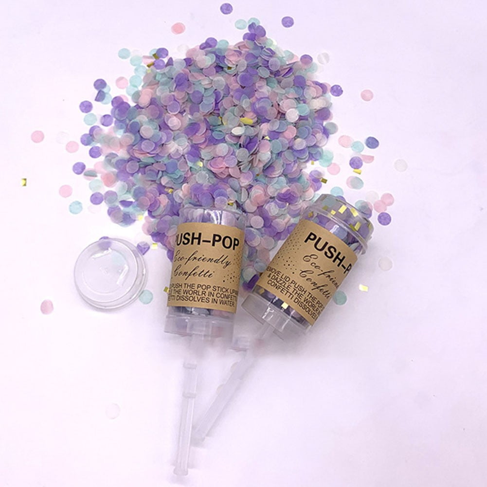 4Pcs Rainbow Paper Crumbs Handheld Sprayer for Weddings and Parties ...