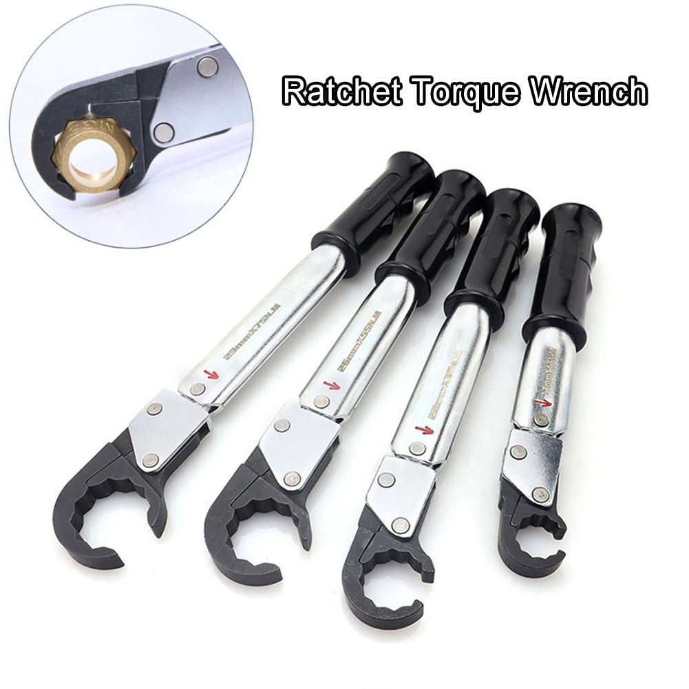 4Pcs Ratchet Torque Wrench Precision Open End Wrench Air Conditioner ...