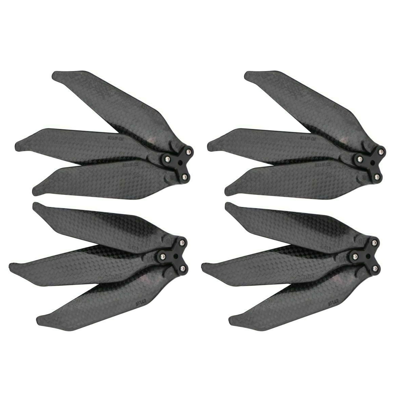 4Pcs Real Carbon Fiber Foldable Propellers for Drone Lightweight, Quick ...