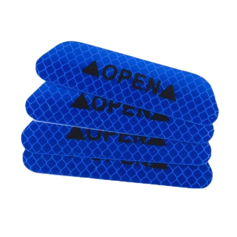 4Pcs Reflective Car Vehicle Open Door Safety Mark Warning Decals ...